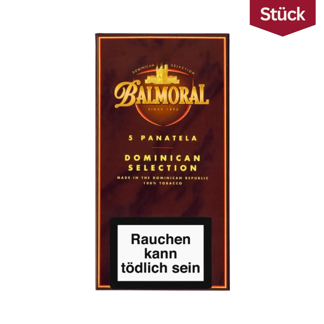Balmoral Dominican Selection Small Panatela Zigarren (5 Stück) - Online bei Tabakhero kaufen